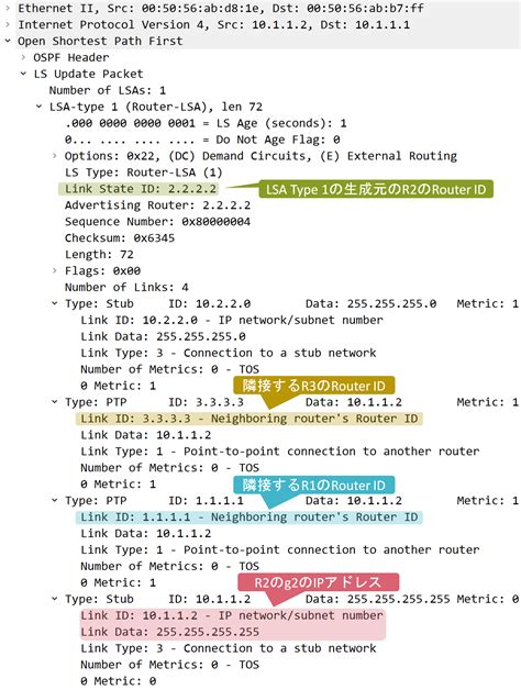 ospf network type point to multipoint ゆるふわねっとわーく