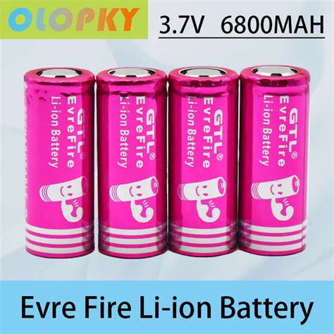 2021 새로운 37v 26650 배터리 6800mah 니켈 포함 리튬 이온 충전식 배터리 손전등 리튬 이온 배터리충전가능 배터리 Aliexpress