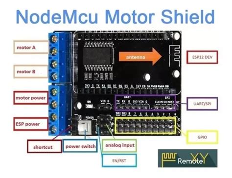 modulo expansion shield nodemcu l293d motor driver esp8266 9 279 en