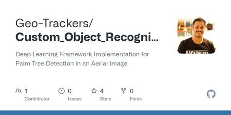 github geo trackers custom object recognition ml deep learning