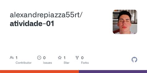GitHub Alexandrepiazza Rt Atividade