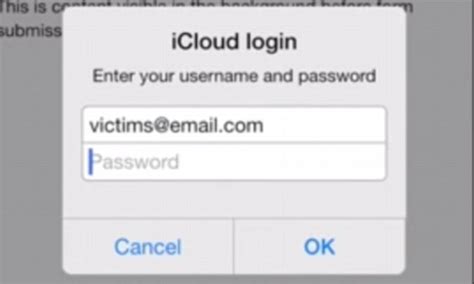 IOS Bug Helps Hackers Get ICloud Passwords Through Fake Login Screens Daily Mail Online
