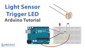 Light Sensor Triggers LED Arduino Tutorial