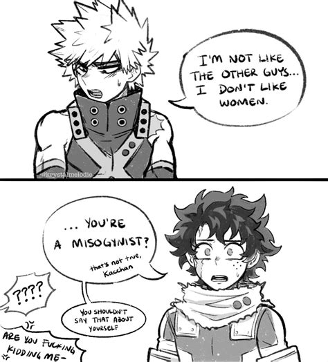 Art By Krystalmelodie On Tumblr Mha Bkdk Comic Bkdk Comics Spicy
