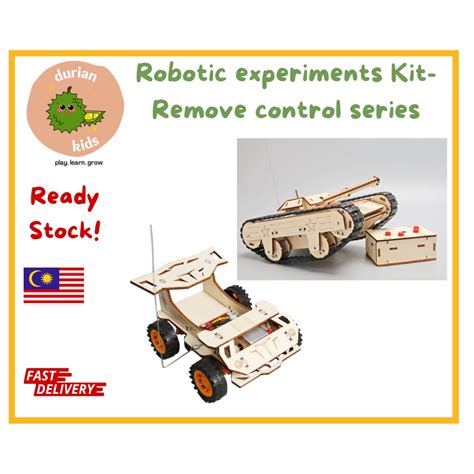RBT Tahun 6 DIY Remote Control Car Tank Science Project Robotic STEAM Remote Series Tank