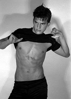 Ashton Kutcher Model Calvin Klein Clint Eastwood Poses Man Photo