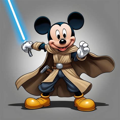 Jedi Knight Mickey Mouse 001 By Humblymybrain On Deviantart