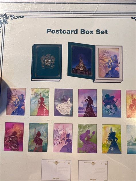 Disney Princess Postcard Box Set Hobbies And Toys Stationery And Craft Art And Prints On Carousell