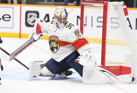 Hes Back On That Curve Panthers Goalie Spencer Knight Looking
