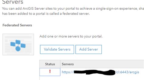 Managed Database Won T Validate In ArcGIS Server Manager Geographic Information Systems Stack