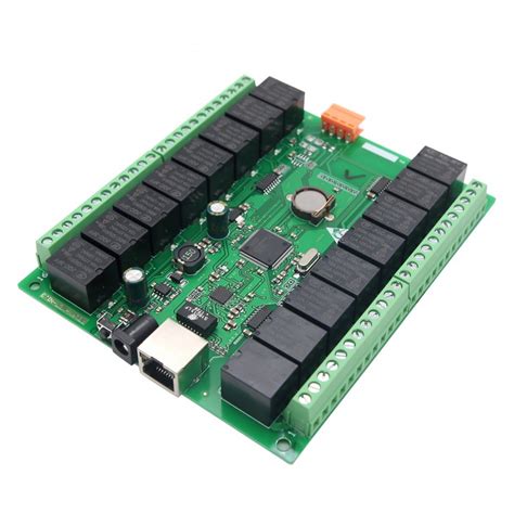 Channel Network Relay Module Ethernet RJ Interface Support UDP Timing TCP Modbus Free