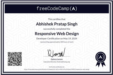 Abhishek Pratap Singh On Linkedin Responsivewebdesign Webdevlopment Freecodecamp