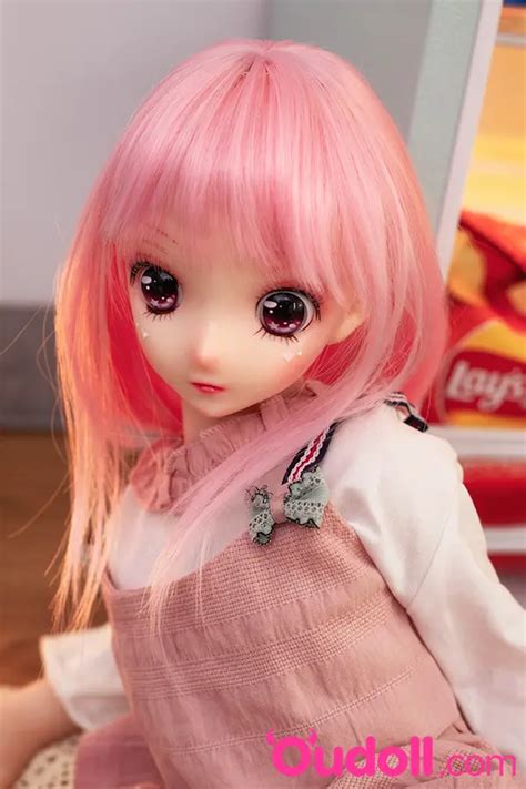Pink Hair Cartoon Mini Sex Doll Ensley 65CM