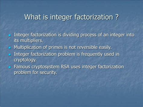 ppt parallel fermat s integer factorization method powerpoint