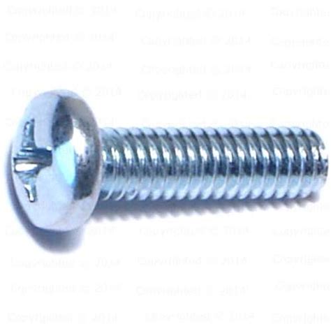 Phillips Pan Head Machine Screw 8 Diameter