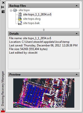 Understanding AutoCAD Backup And Autosave Files AutoCAD