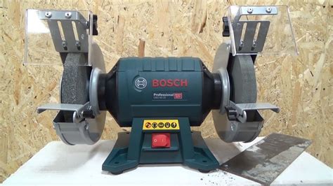 Точильный станок (точило) BOSCH GBG 60 20 600w - YouTube