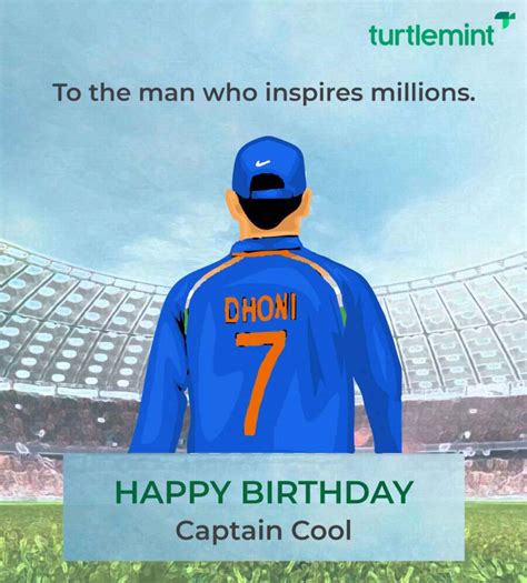 Shaktiman Patra On Linkedin Happybirthday Msdhoni Futurekainsurance Turtlemint