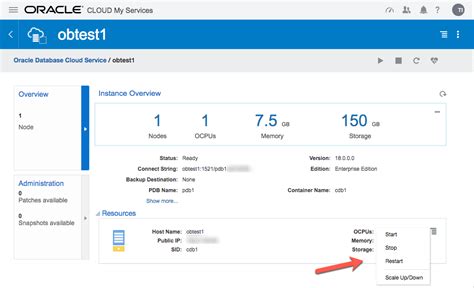 Oracle Base Oracle Cloud Database As A Service Dbaas Create Service