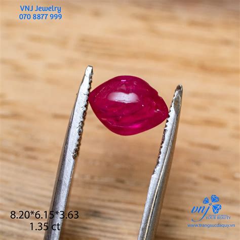 Ruby Trong Suốt Mài Hình Thoi Vjr12 Vnj Trang Sức Việt