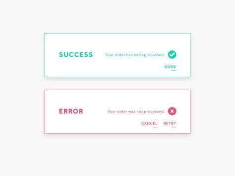 UI Error Messages