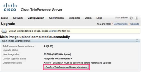 Cisco Telepresence Serverのソフトウェアアップグレード手順 Cisco Community