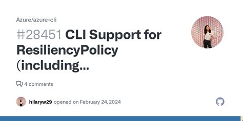 Cli Support For Resiliencypolicy Including Resilientvmcreationpolicy Resilientvmdeletionpolicy