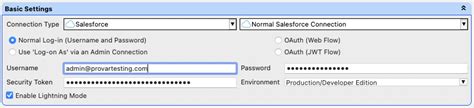 Adding A Salesforce Connection Provar Documentation