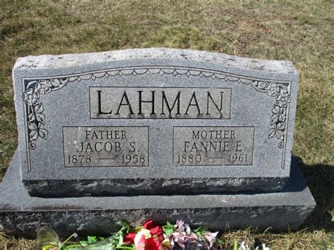 Fannie Elizabeth Patch Lahman 1880 1961 Find A Grave Memorial