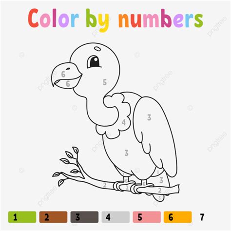 숫자로 색칠하기 독수리 새 검은 그림 게임 Png 일러스트 및 벡터 에 대한 무료 다운로드 Pngtree