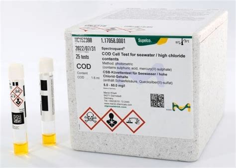 Cod Test Photometric Sigma Aldrich