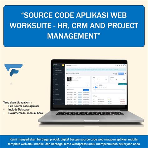 Jual SOURCE CODE APLIKASI WEB WORKSUITE - HR, CRM AND PROJECT MANAGEMENT | Shopee Indonesia