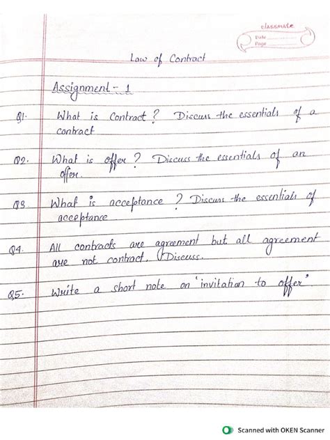 Contract Assignment 1 Pdf