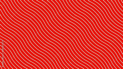 White Curved Lines In Dynamic Wave Motion Red Background Future Geometric Diagonal Lines