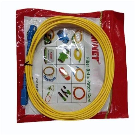LC Avnet Fiber Optic Patch Code PVC Yellow At Rs In New Delhi ID
