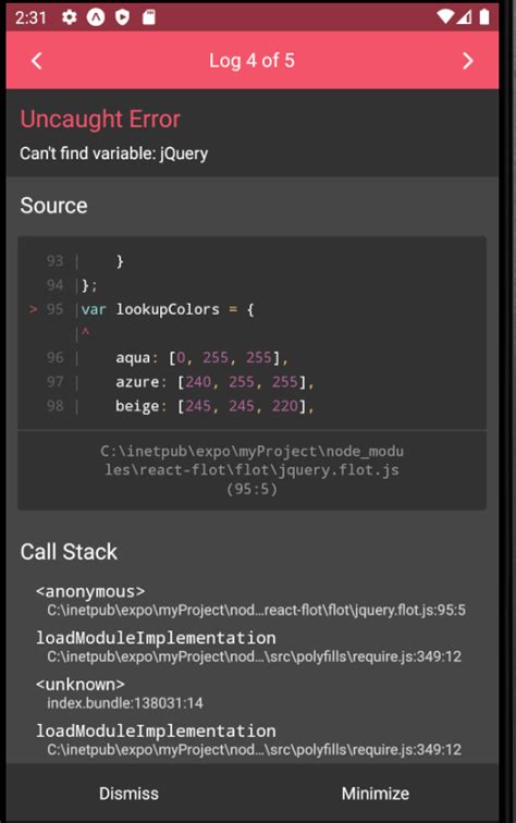 Cant Find Variable Jquery · Issue 11 · Rodrigowirthreact Flot · Github