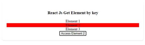 React Js Get Element By Key Data Key