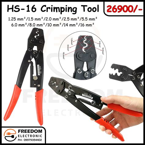 Hs 16 Crimping Tool Freedom Electronic