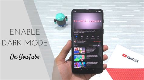 Enable Dark Mode On YouTube App Without Root YouTube