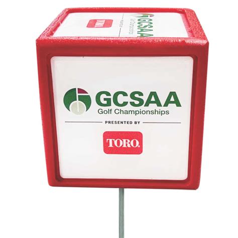 Personalized Routed Block Tee Markers Decals Included Par West Turf