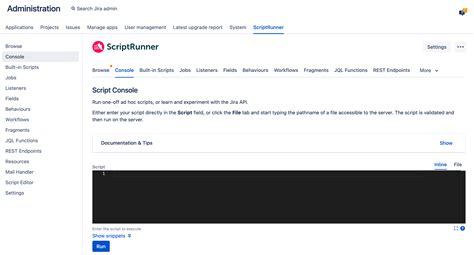 introduction to scriptrunner