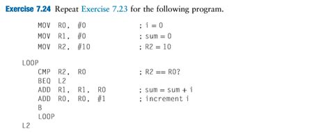 Exercise 723 How Many Cycles Are Required To Run The