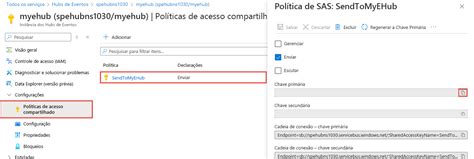 Obter Cadeia De Conexão Para Hubs De Eventos Do Azure Azure Event Hubs Microsoft Learn