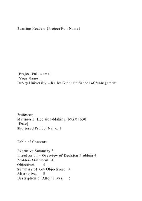 running header {project full name}{project fu docx business