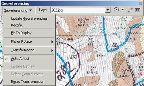 GIS Interview Georeferencing An Image In ArcMAP