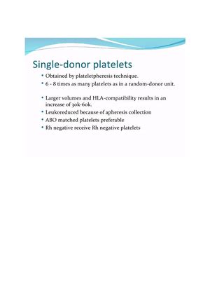 THE GIVEN NOTES CONTAINS THE SUMMARIES OF BLOOD BANKING Medical Laboratory Technology Studocu