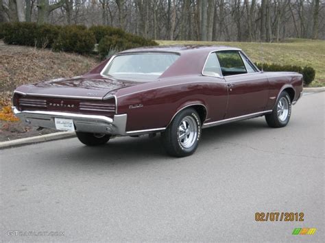 1966 Burgundy Pontiac Gto Hardtop 60696611 Photo 9