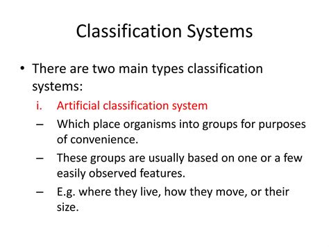 Principle Of Classification Of Living Things Pptx Biological Sciences Science