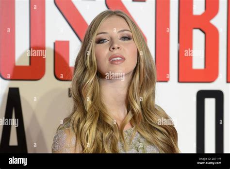 Hermione Corfield Attending The Mission Impossible Rogue Nation