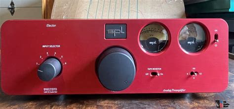 Spl Elector Pure Analog Balanced Preamplifier Red Unused For Sale